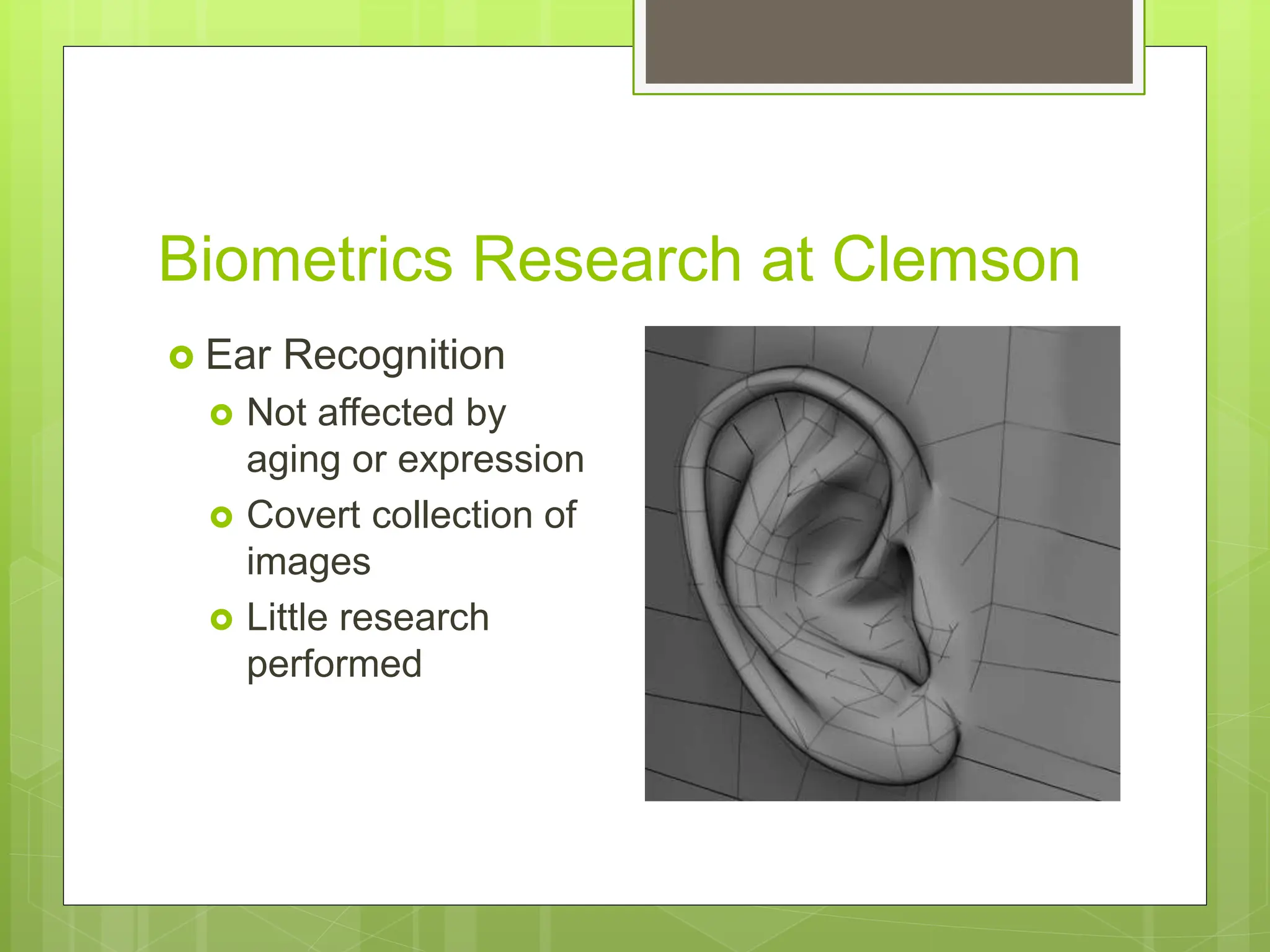 Biometrics in engineering tamilnadu.pptx | Technology & Computing