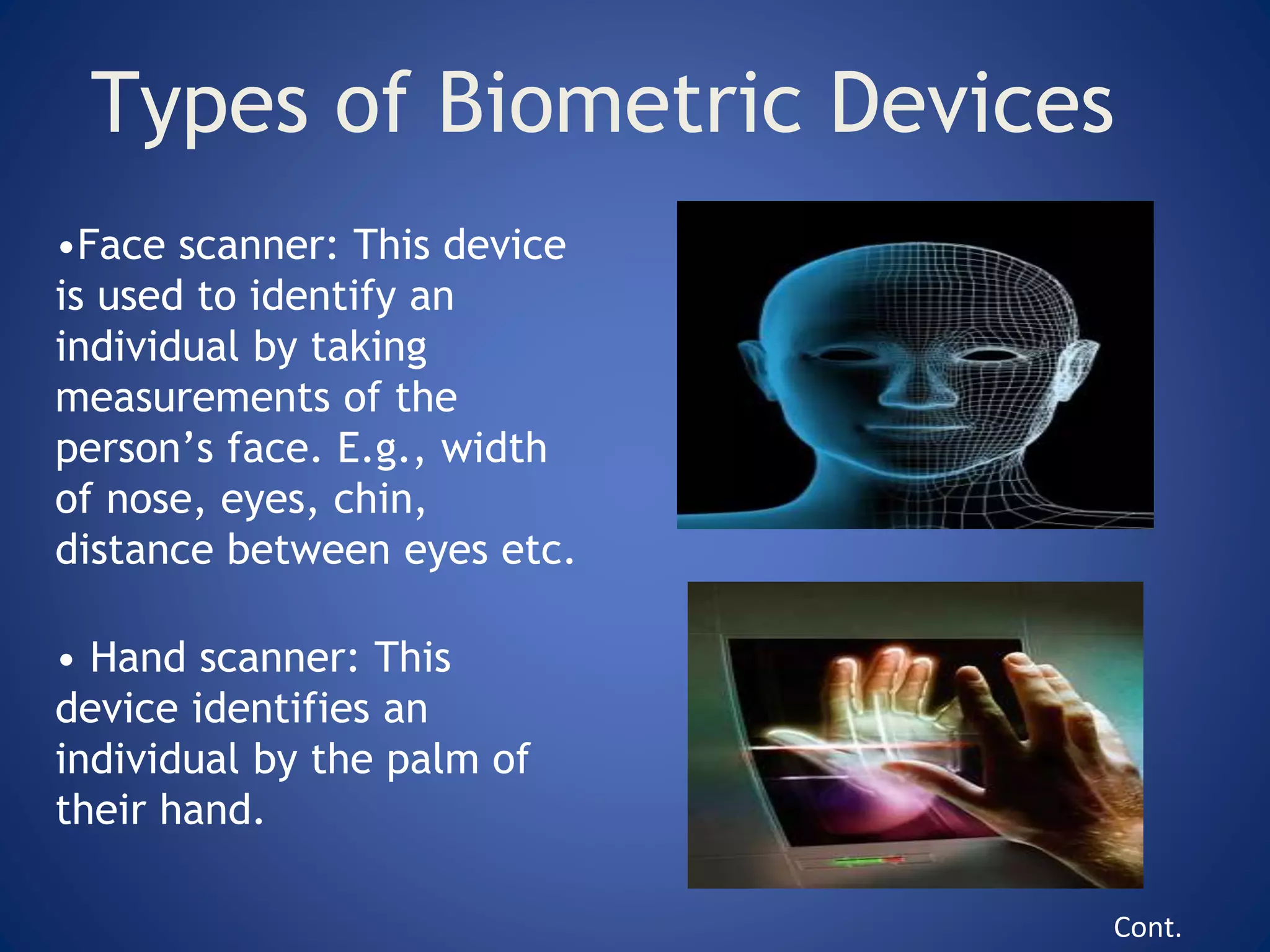 Biometrics Technology In the 21st Century | PPT
