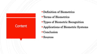 The technology of biometric and it's recognition process.pptx