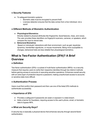 Biometrics and 2FA Authentication_ A Detailed Analysis of Security Approaches.pdf