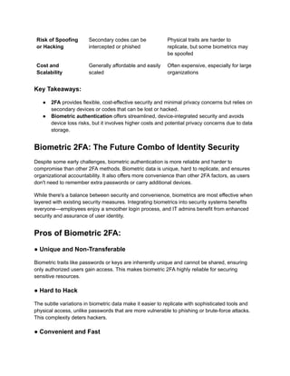 Biometrics and 2FA Authentication_ A Detailed Analysis of Security ...