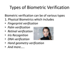 Biometrics and Identity management | PPT