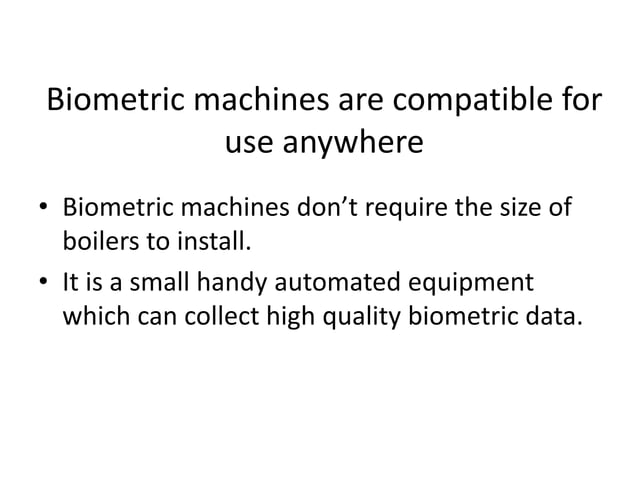 Biometrics and Identity management | PPT