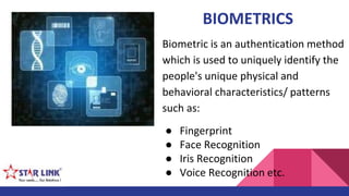 Biometrics based on fingerprint technology | PPTX