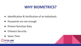 Biometrics based on fingerprint technology | PPTX