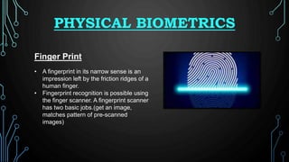 BIOMETRICS BY TUSHAR AND HARSHIT.pptx