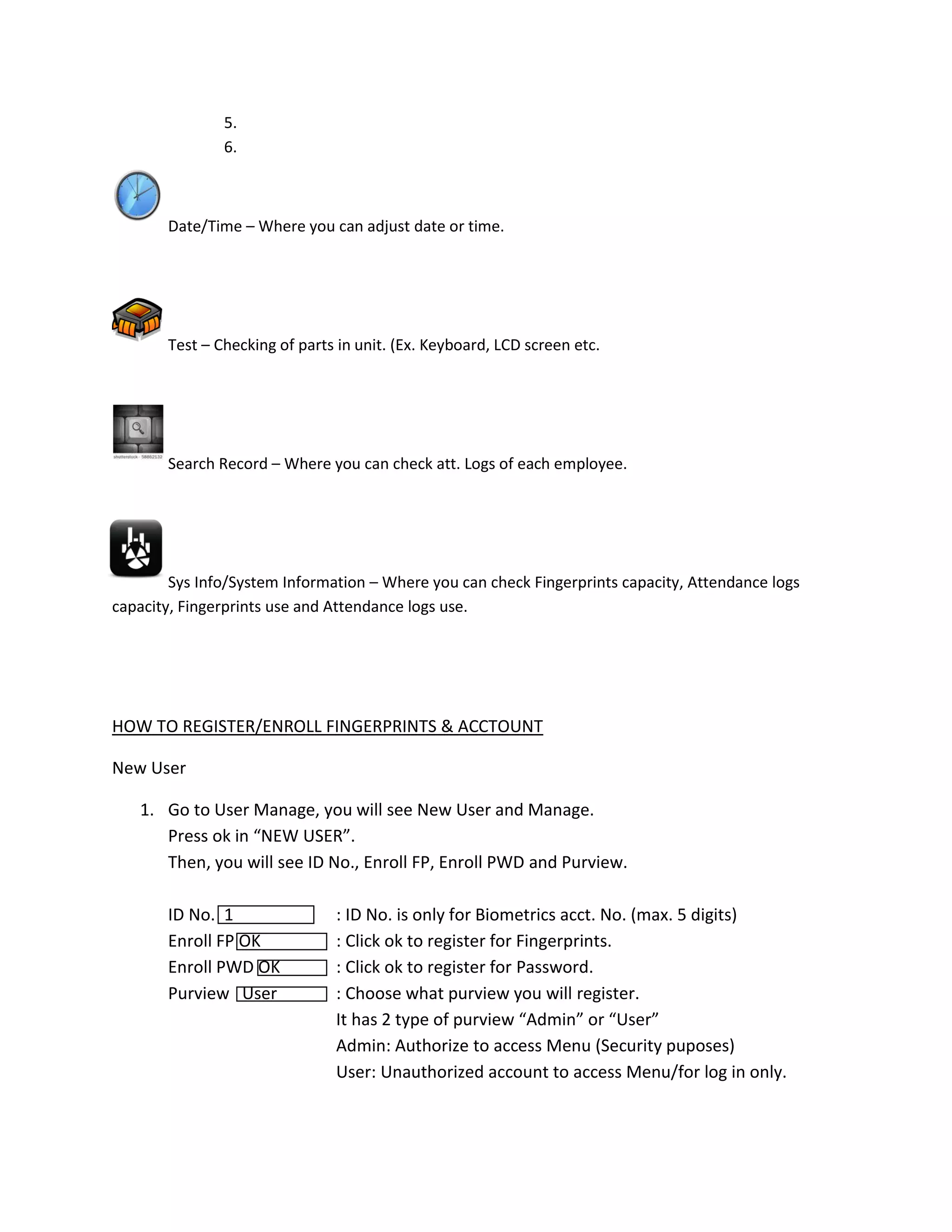 Biometrics colored manual | PDF