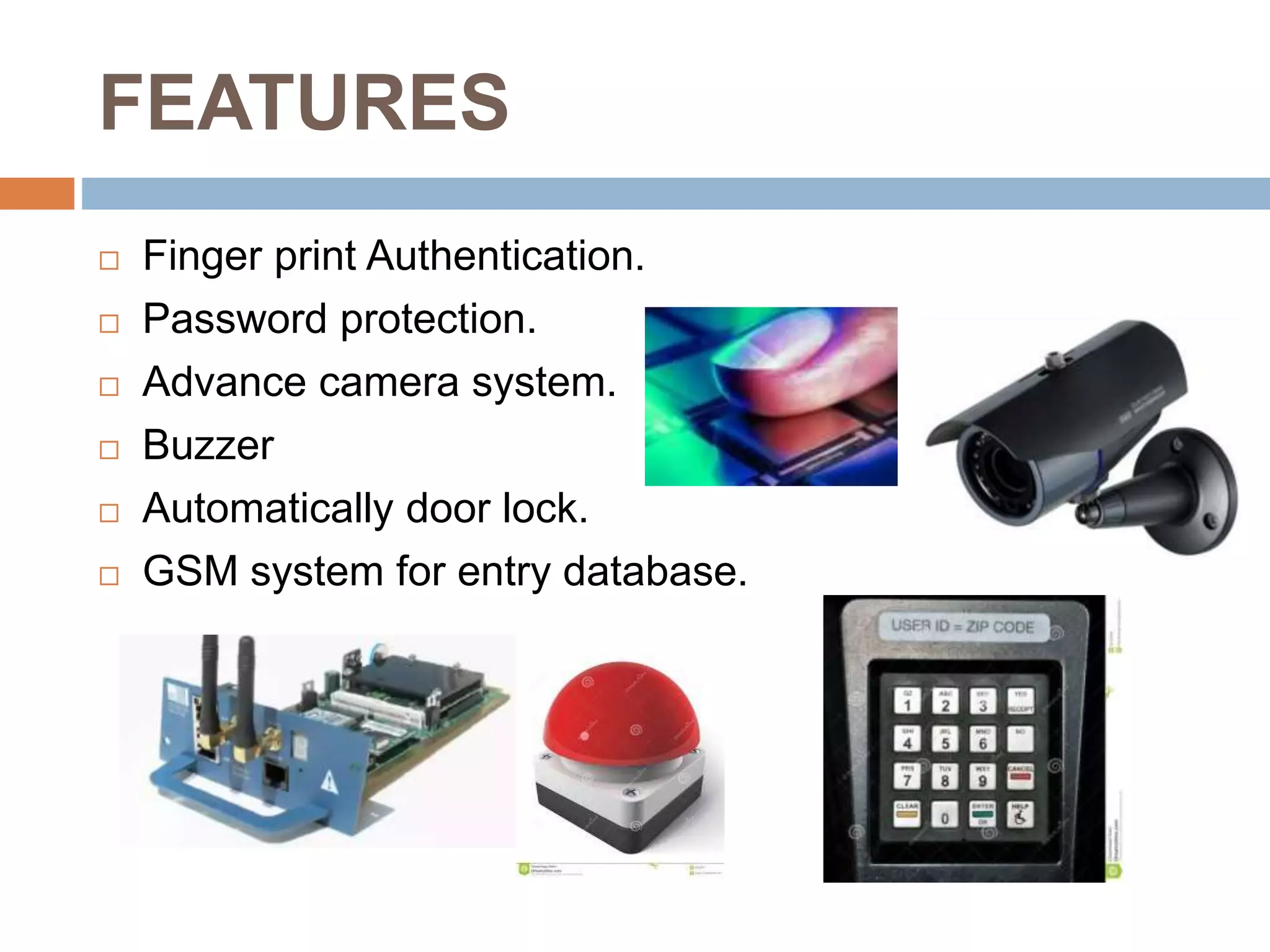BIOMETRIC SECURITY SYSTEM | PPTX | Home Security | Home & Garden
