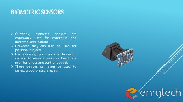 Biometric sensors | PPTX