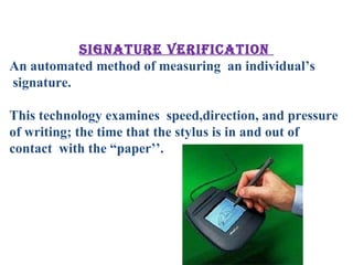 Biometric's final ppt | PPT