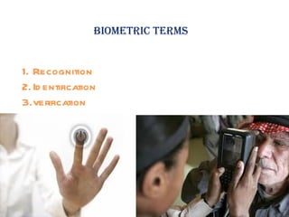 Biometric's final ppt | PPT