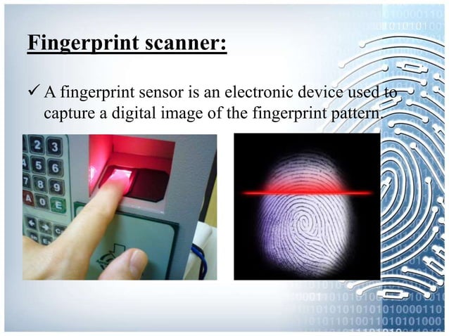 Biometrics fingerprint | PPT