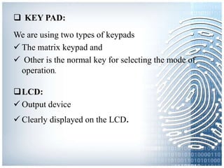 Biometrics fingerprint | PPT