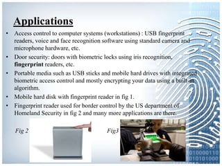 Biometrics fingerprint | PPT