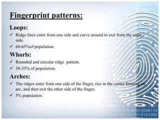 Biometrics fingerprint | PPT