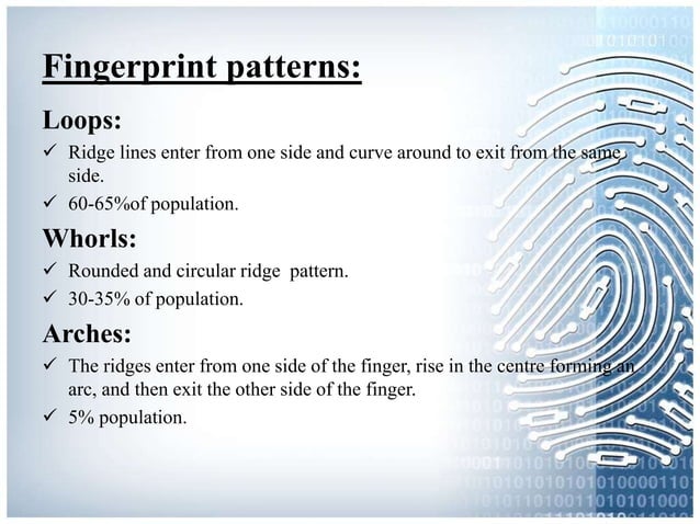 Biometrics fingerprint | PPT
