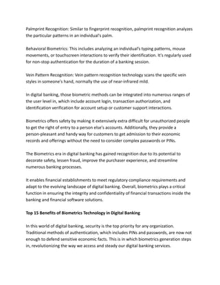 Biometrics in digital banking: Crucial Things to Know.pdf