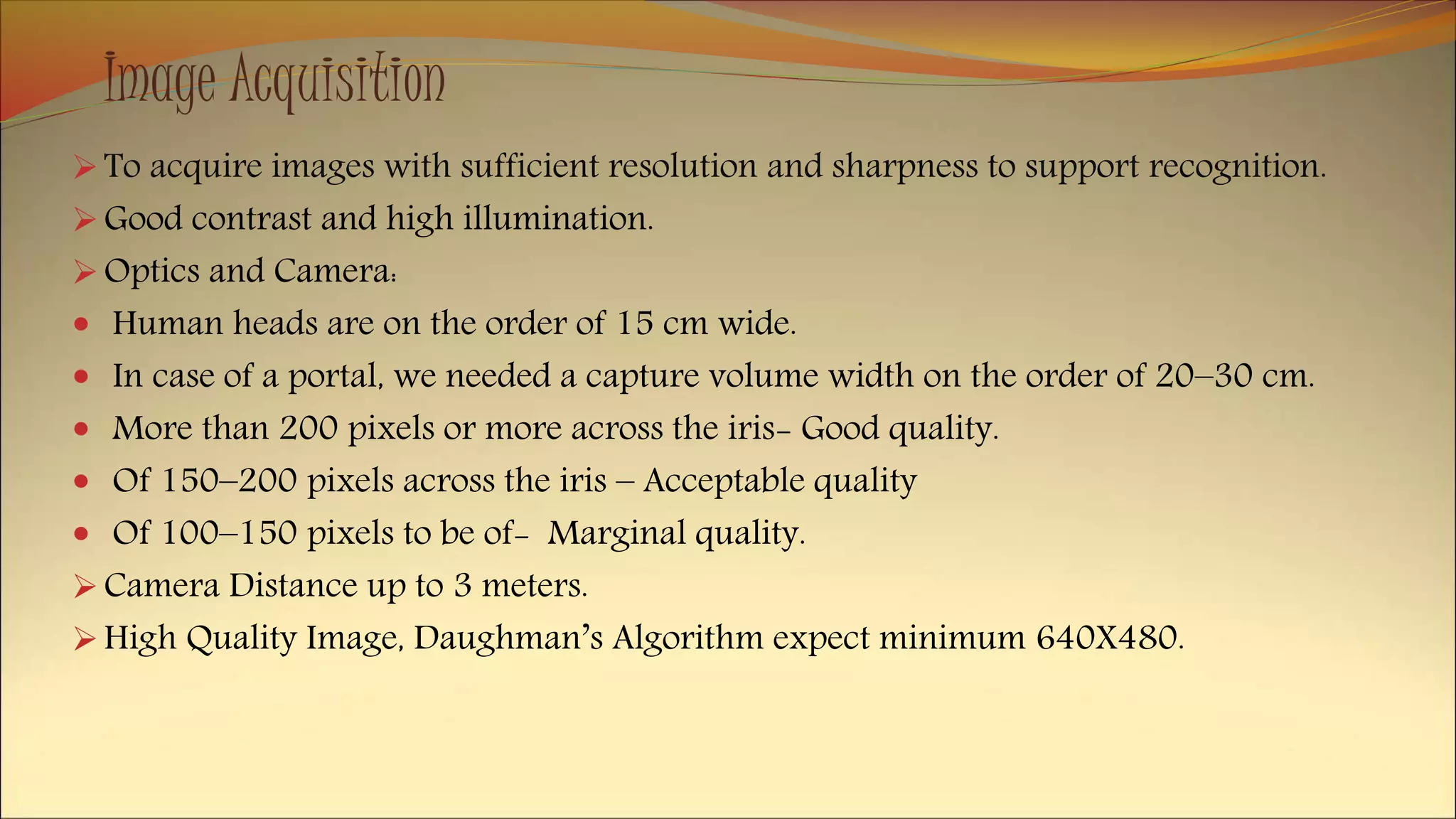 Biometrics iris recognition | PPTX