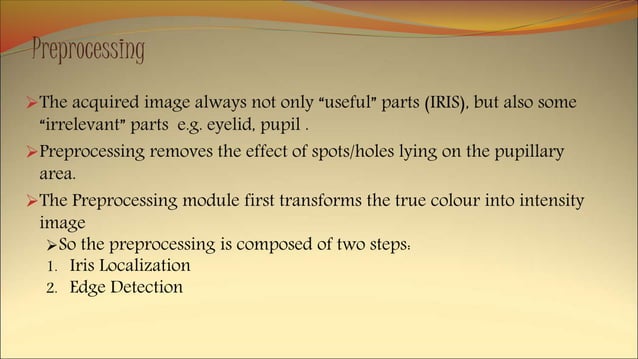 Biometrics iris recognition | PPTX | Eye and Vision Conditions | Diseases and Conditions