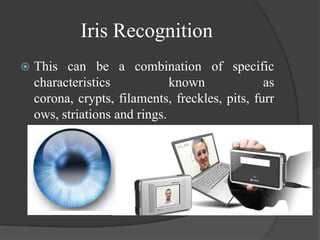 Slide-show on Biometrics | PPTX