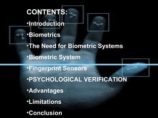 Biometrics ppt | PPT