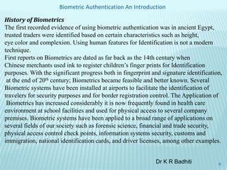 Biometricsppt | PPT