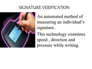 Biometrics ppt | PPTX