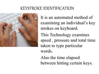 Biometrics ppt | PPTX