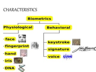 Biometrics ppt | PPTX