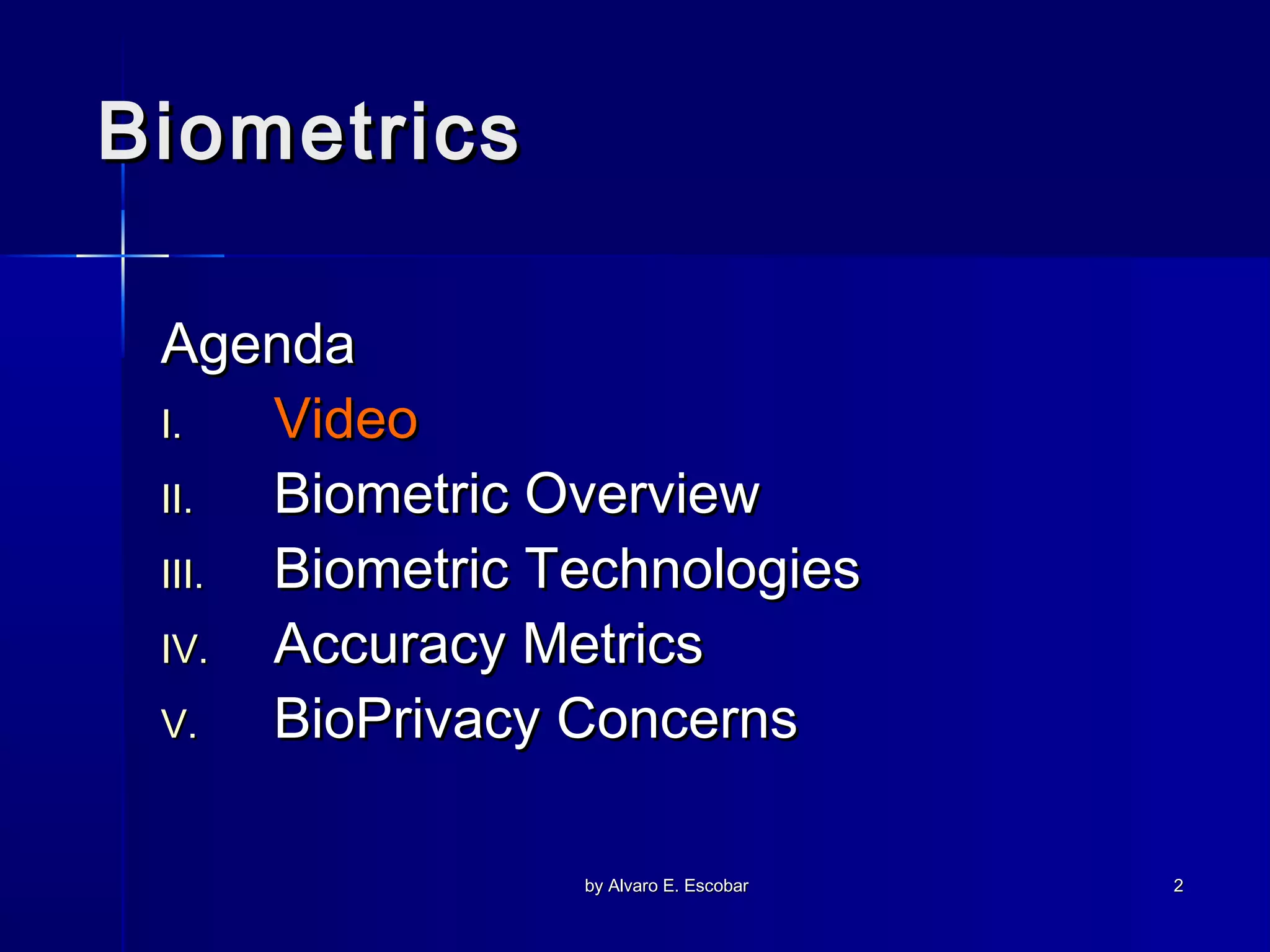 Biometrics presentation | PPT