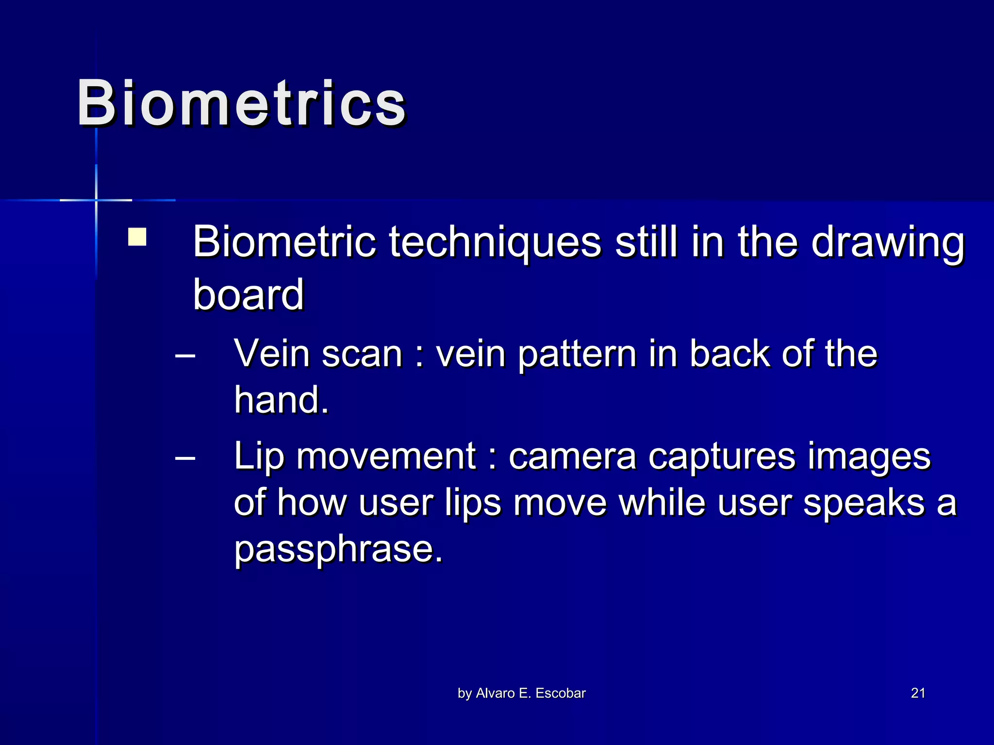 Biometrics presentation | PPT