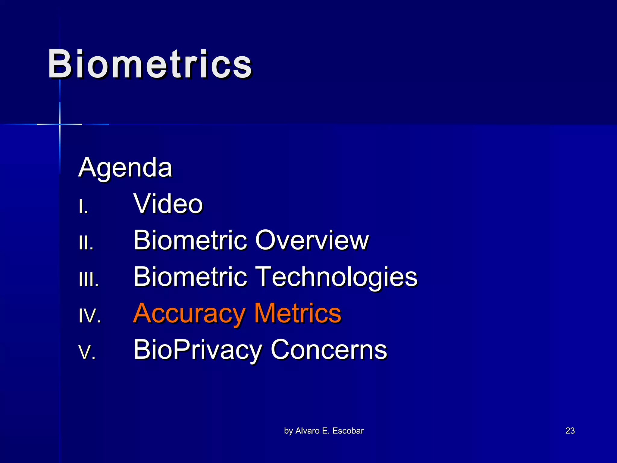Biometrics presentation | PPT