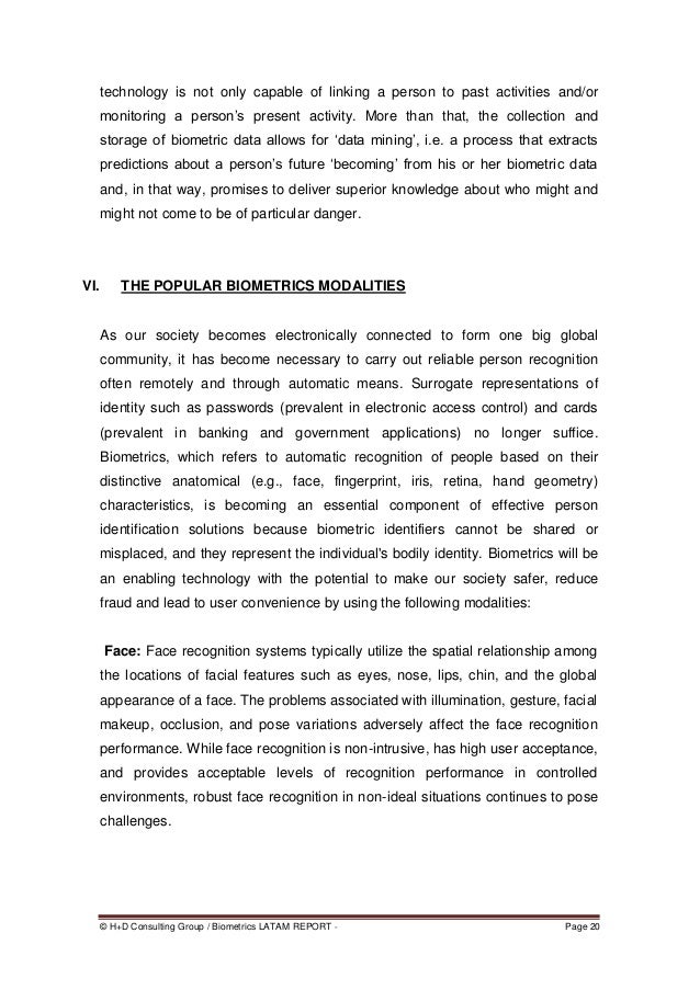 Security & Biometrics LATAM Report
