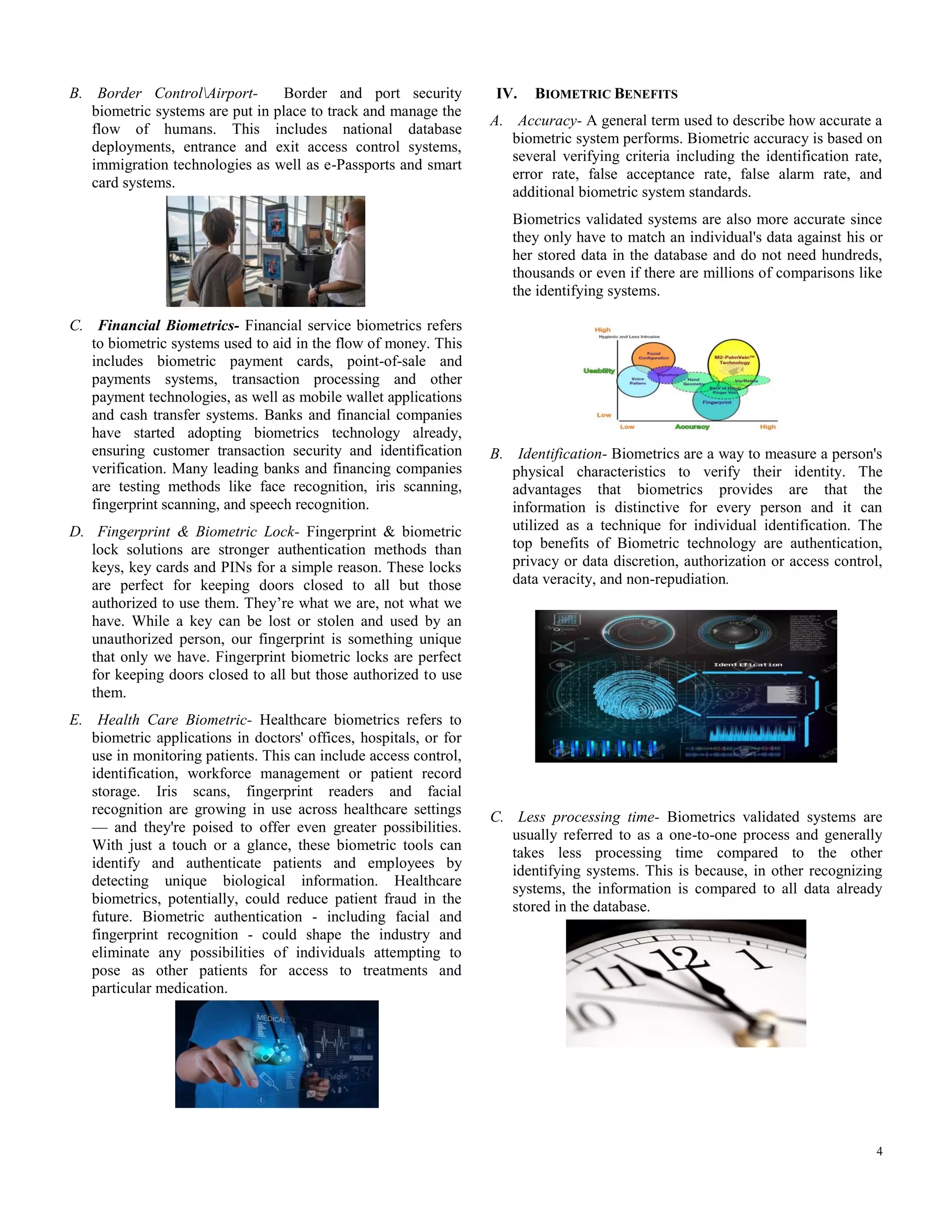 Biometrics Research/Thesis Paper | PDF