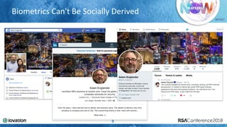 Biometrics: Sexy, Secure and... Stupid - RSAC 2018 | PPT