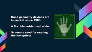 Presentation on Biometric System by Swarup T. | PPTX