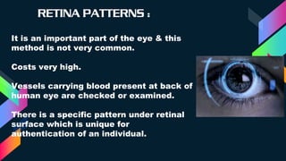 Presentation on Biometric System by Swarup T. | PPTX