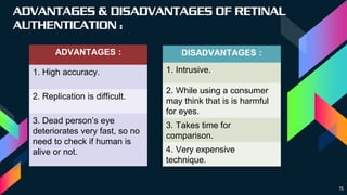 Presentation on Biometric System by Swarup T. | PPTX