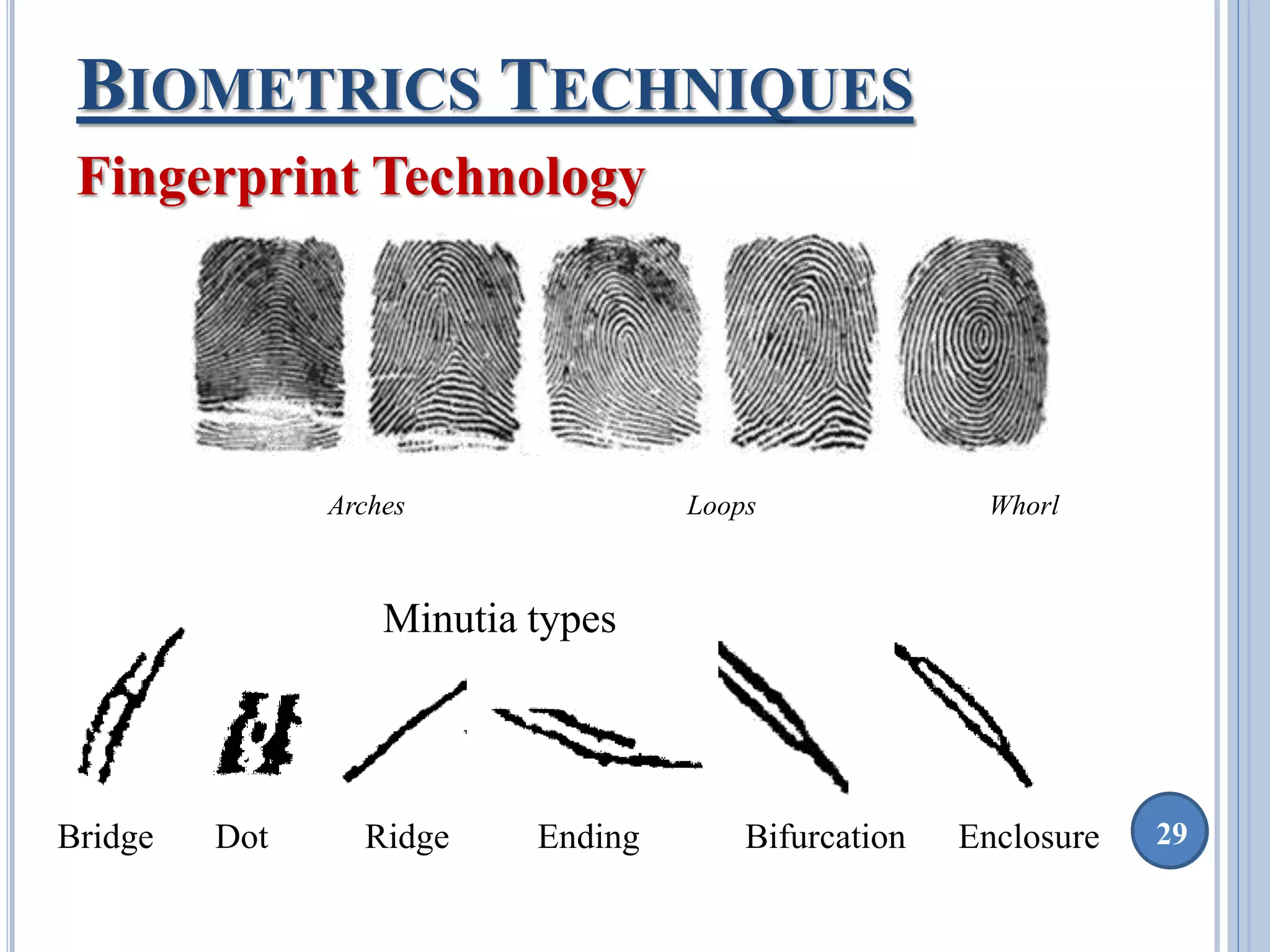 Biometrics techniques | PPTX