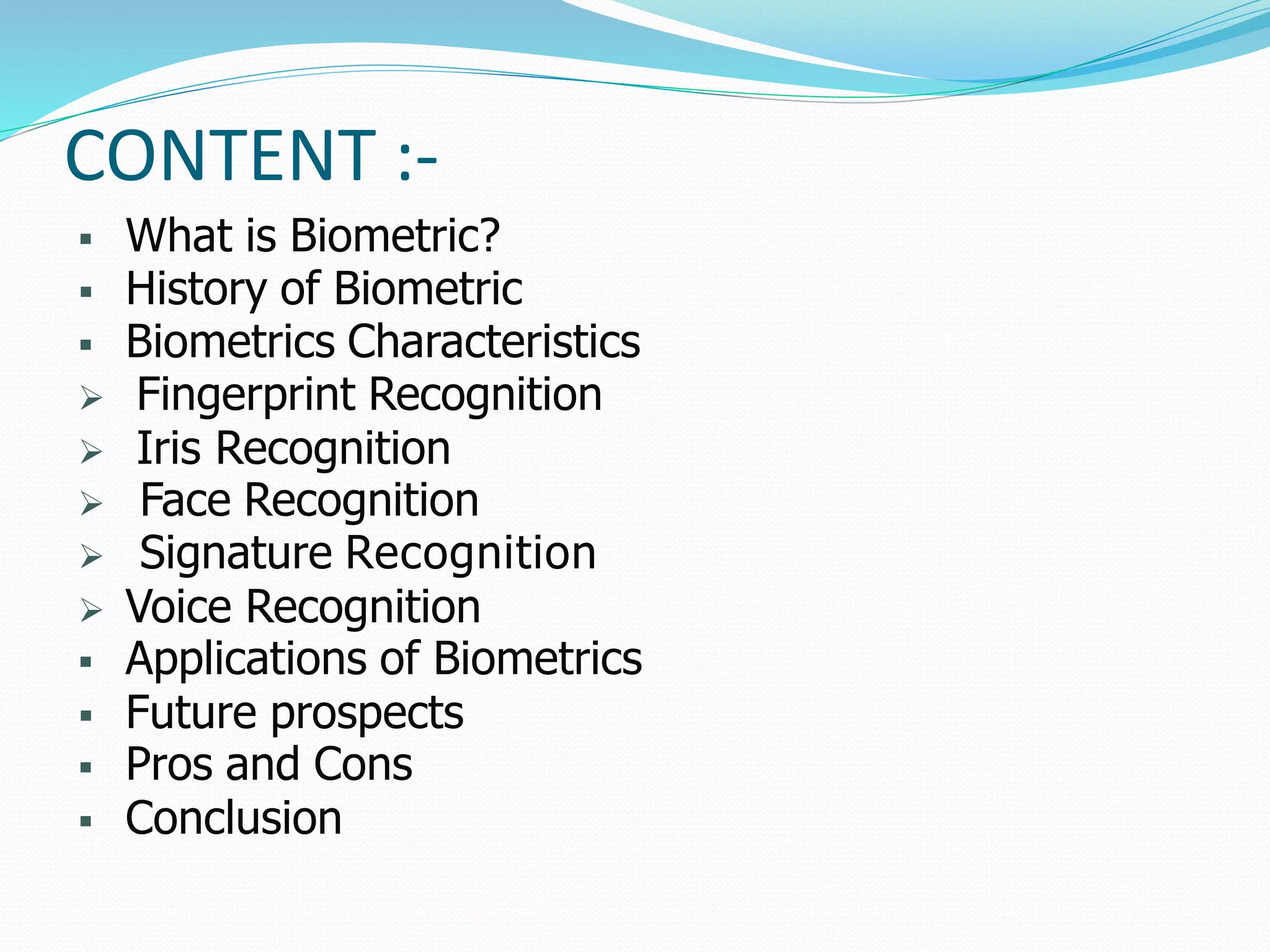 Biometrics technology ravi kumar | PPTX