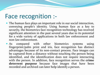 Biometrics technology ravi kumar | PPTX