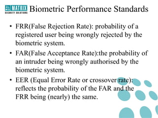 MATRIX Biometrics Technology New | PDF | Consumer Electronics ...