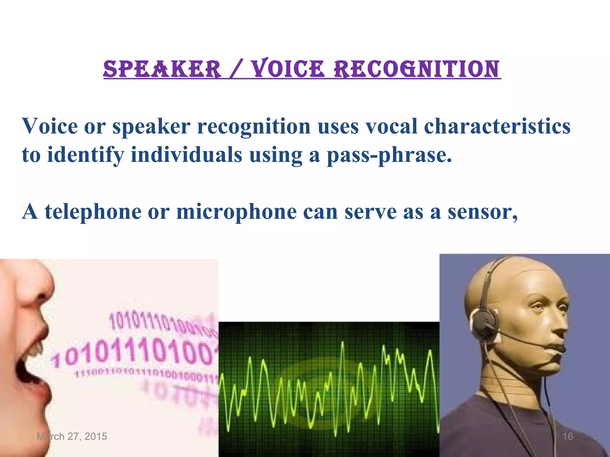 Biometrics Technology Intresting PPT | PPT
