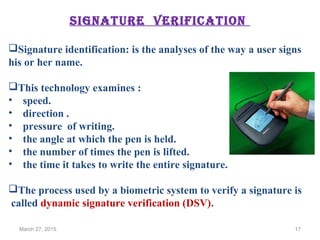 Biometrics Technology Intresting PPT | PPT