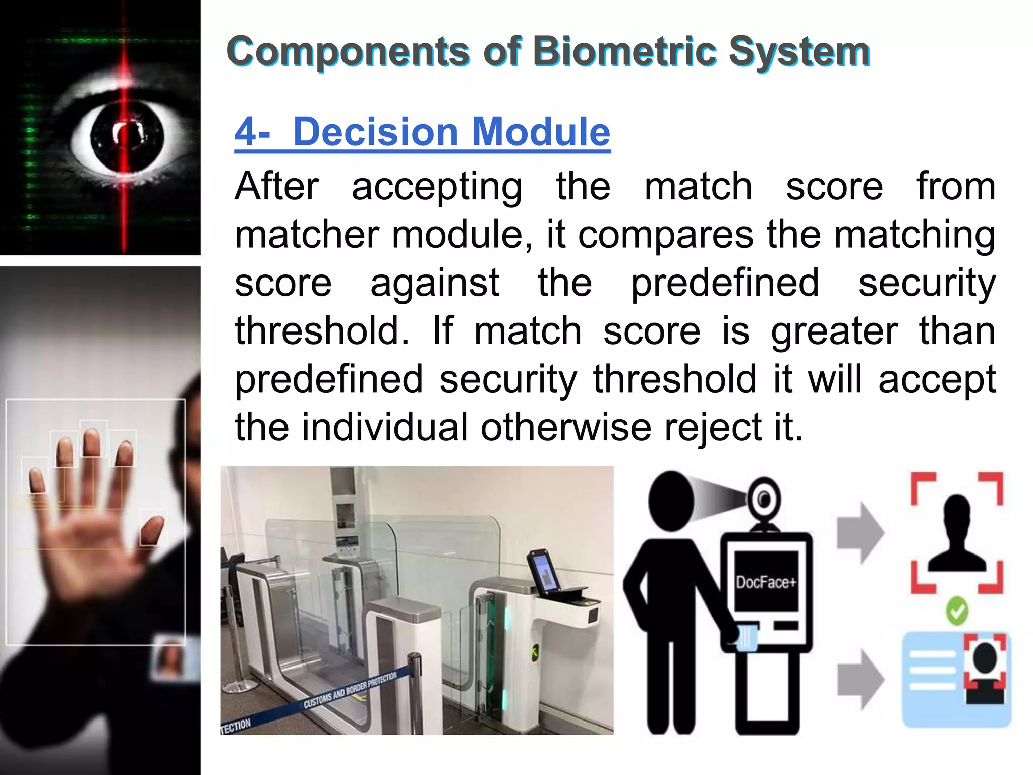 Biometric System ‎Concepts and Attacks | PPTX | Computing | Technology & Computing