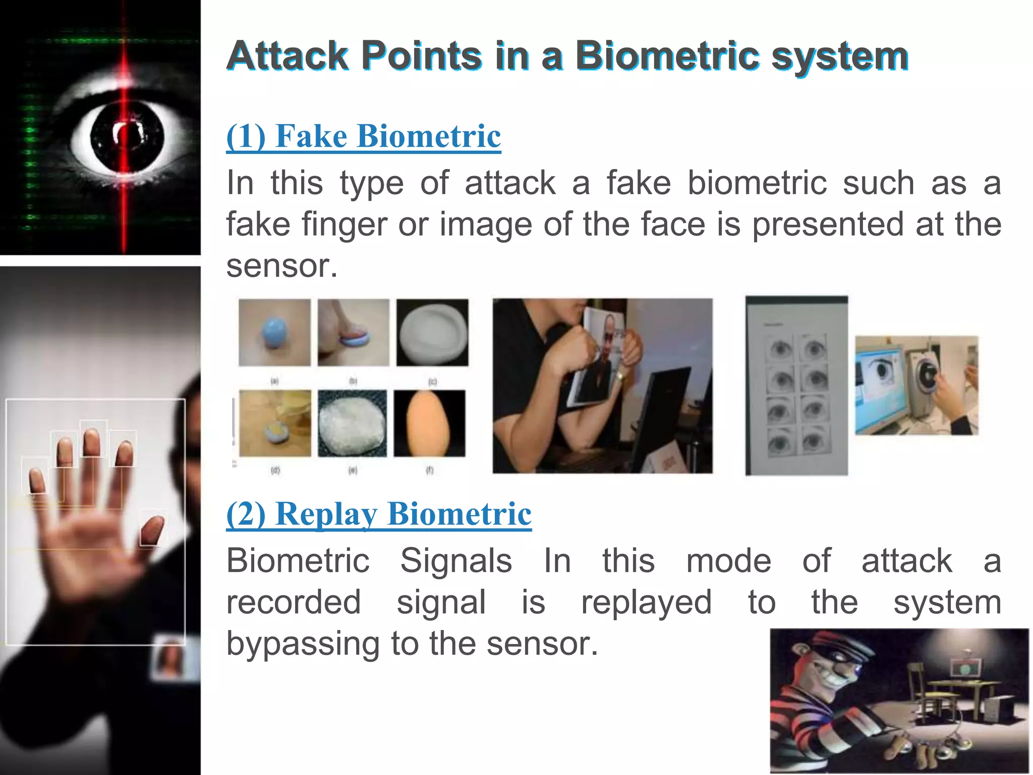 Biometric System concepts And Attacks Pptx Computing Technology