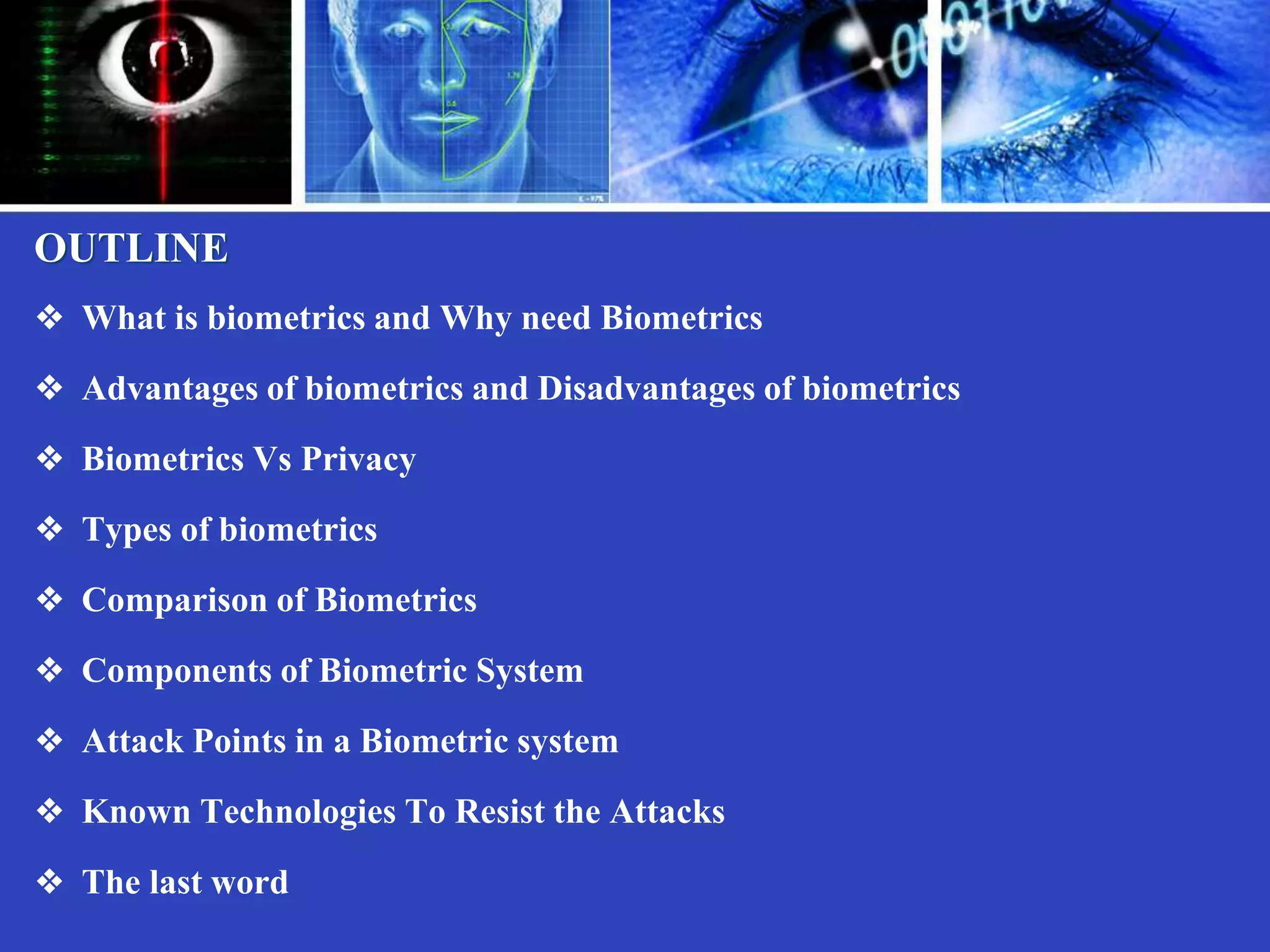 Biometric System concepts And Attacks Pptx Computing Technology