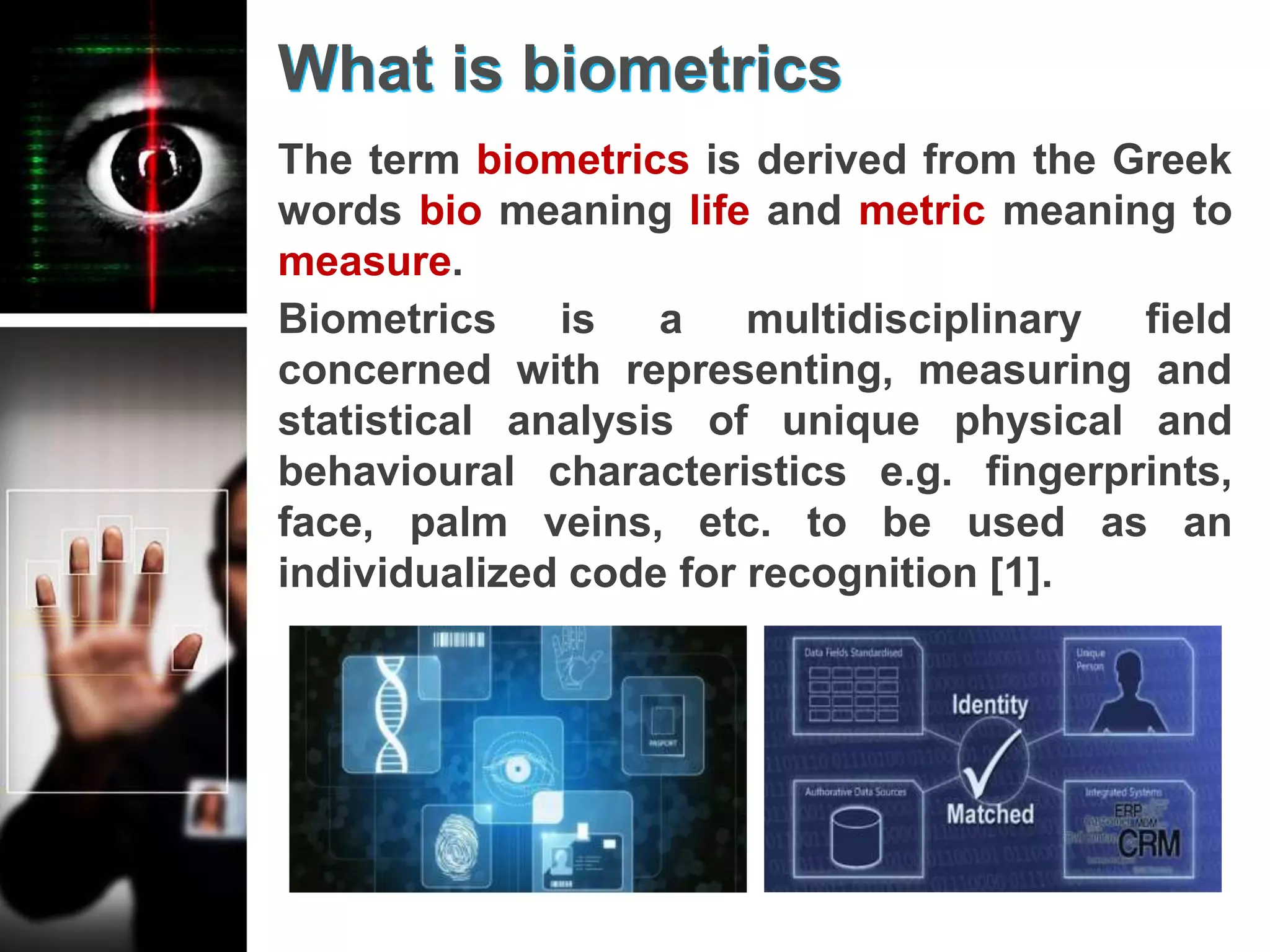 Biometric System ‎Concepts and Attacks | PPTX