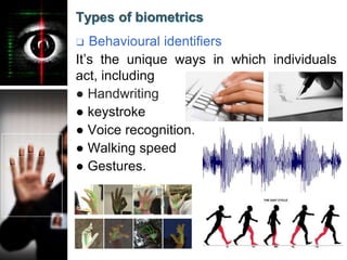 Biometric System ‎Concepts and Attacks | PPTX