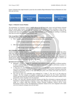 Biometric systems | PDF